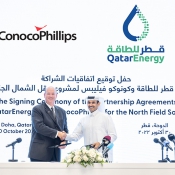 Qatar selects ConocoPhillips as 3rd NFS project partner