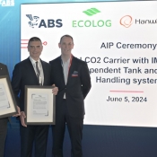 ABS approves LCO2 carrier design for Ecolog Services