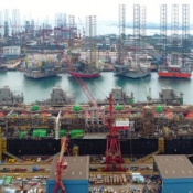 Cameroon FLNG Vessel Leaves Shipyard