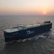 UECC takes delivery of LNG battery hybrid PCTC