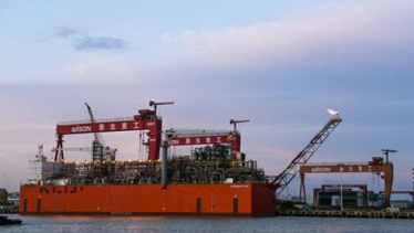 Winson tests world's first FLNG production facility